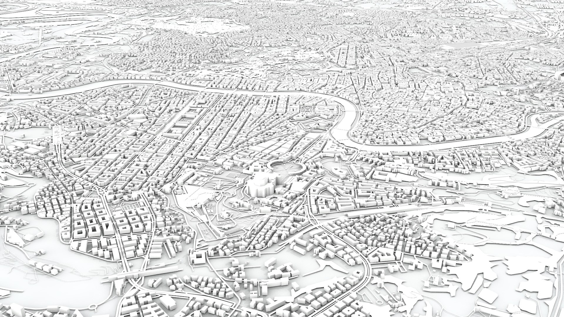 3D City Rome Model - TurboSquid 1521014