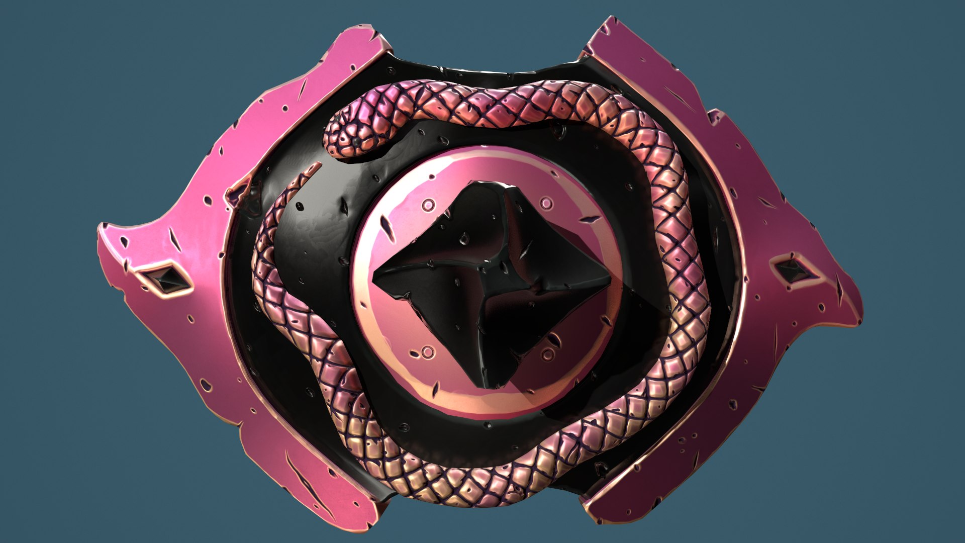 3D Model Snake Shield - TurboSquid 1802121