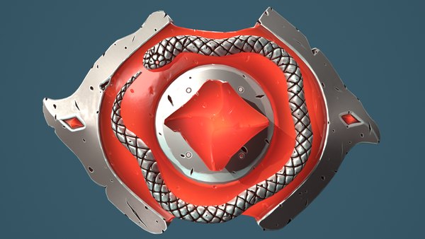3D model Snake shield - TurboSquid 1802121