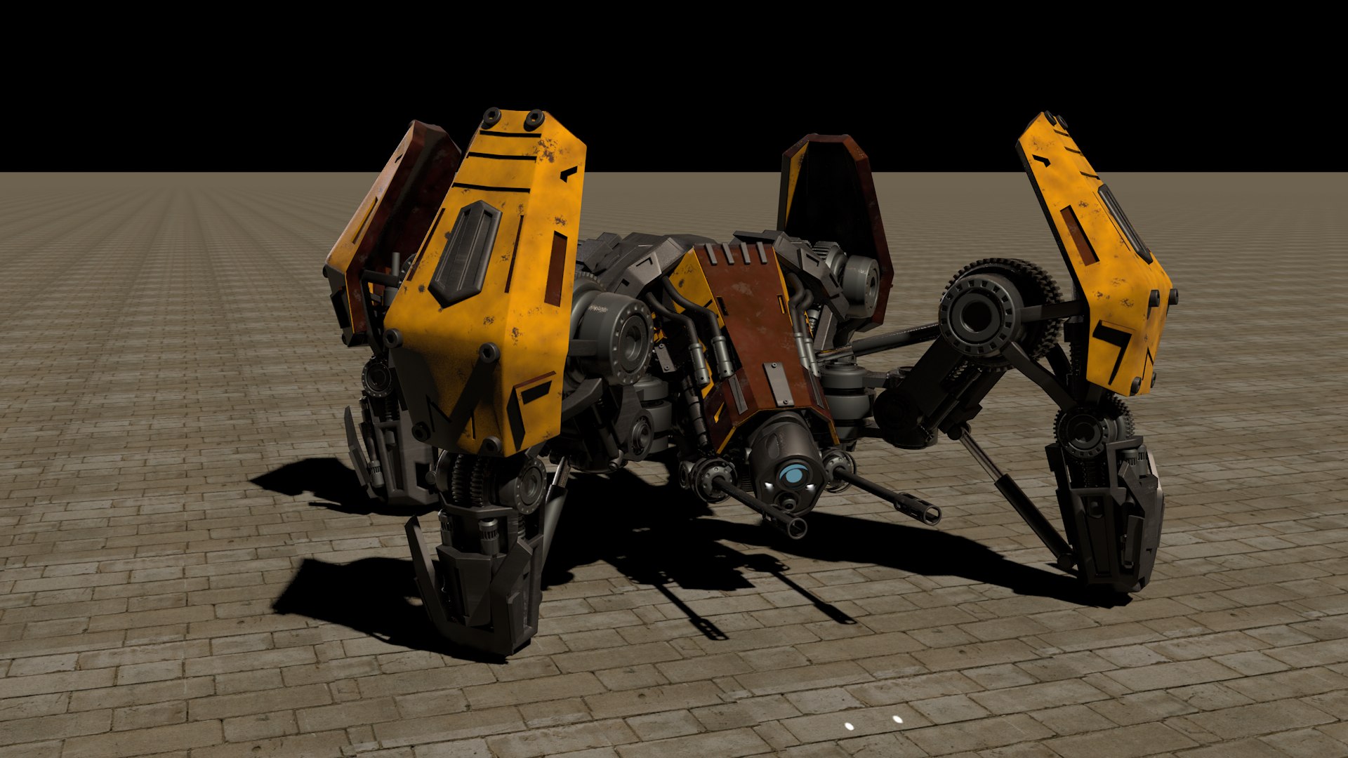 Robot Spider Model - TurboSquid 1201180