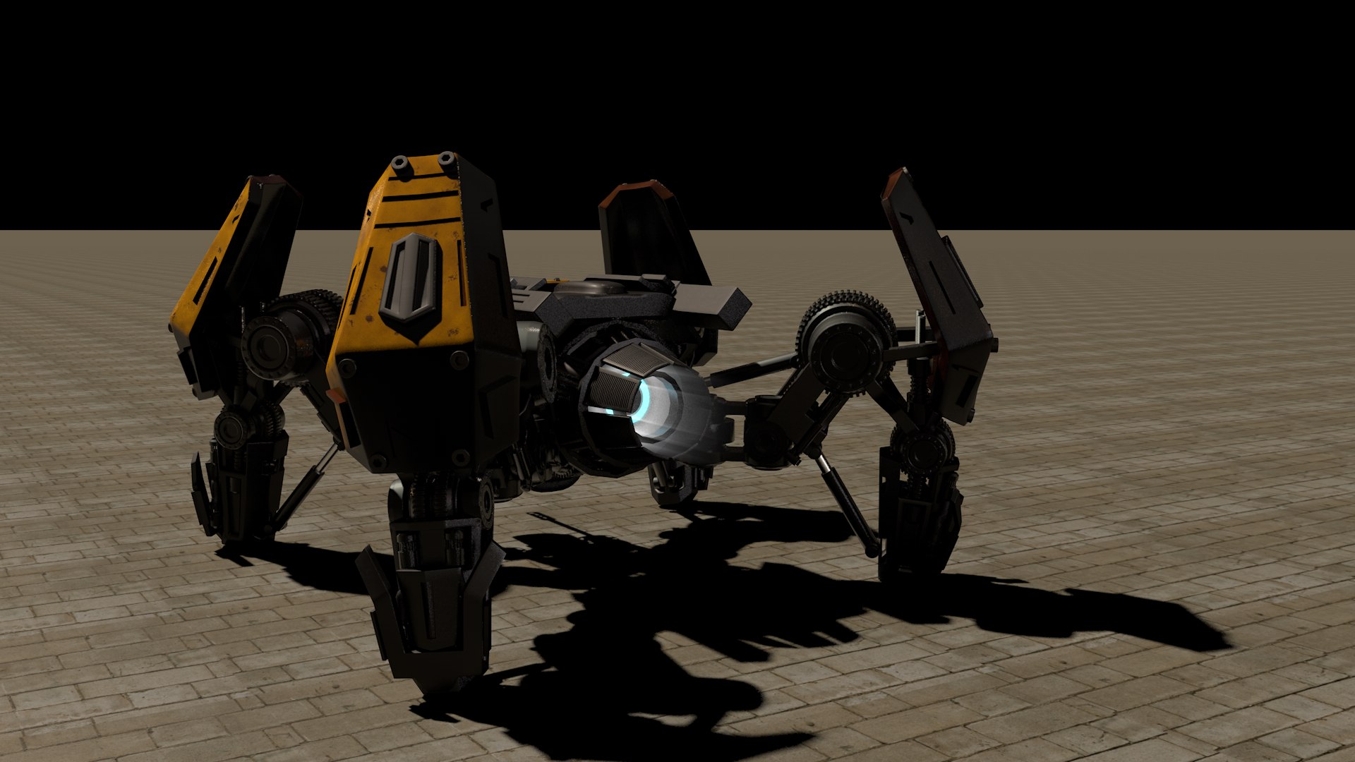 Robot Spider Model - TurboSquid 1201180