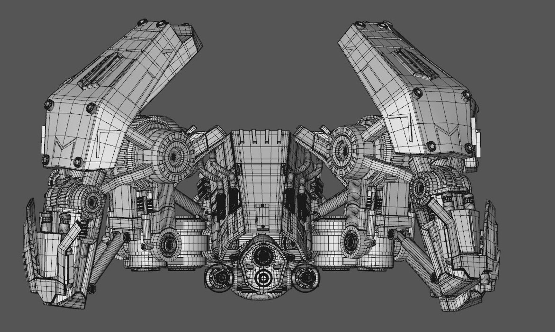 Robot Spider Model - TurboSquid 1201180