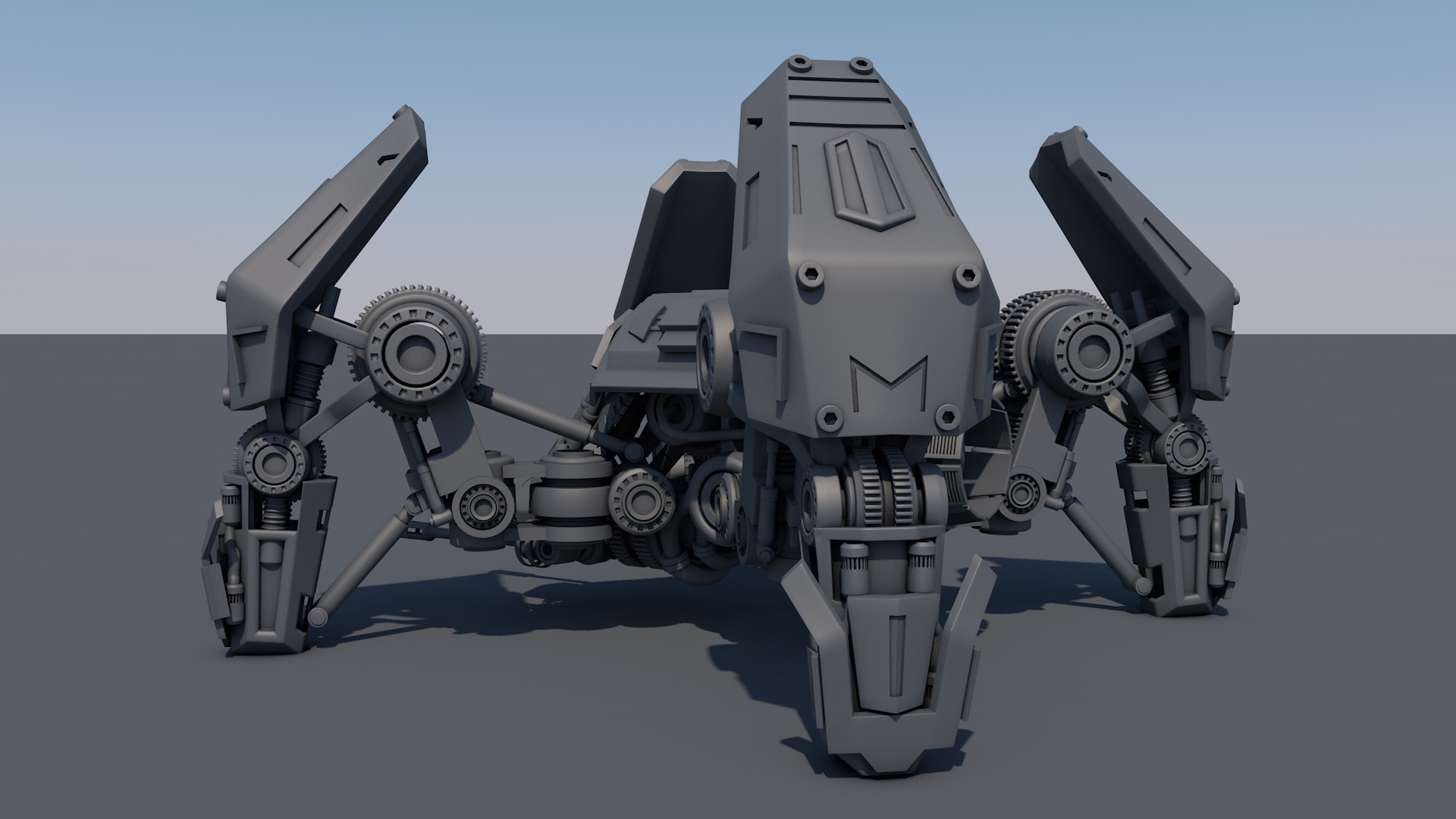 Robot Spider Model - TurboSquid 1201180