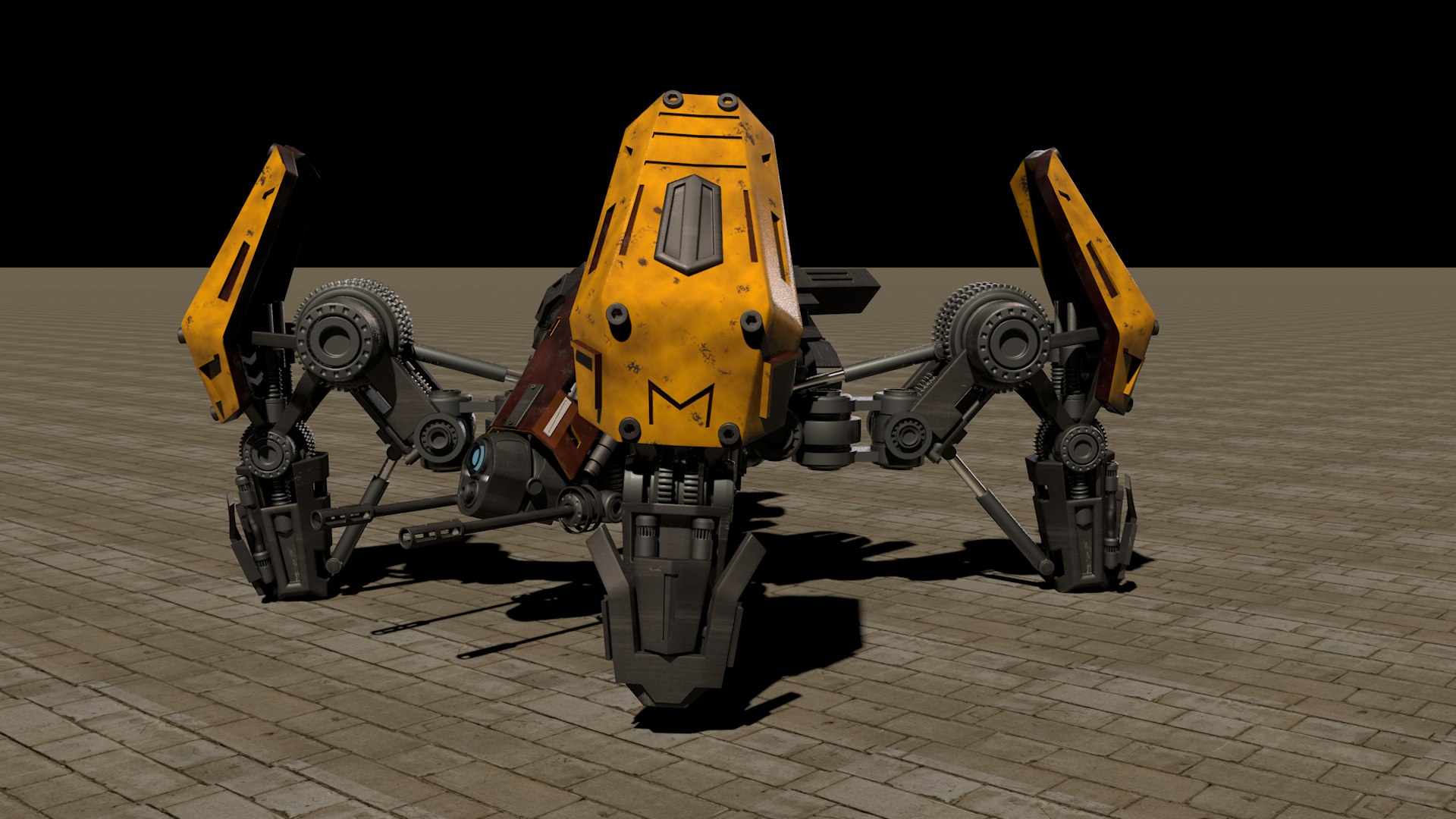 Robot Spider Model - TurboSquid 1201180