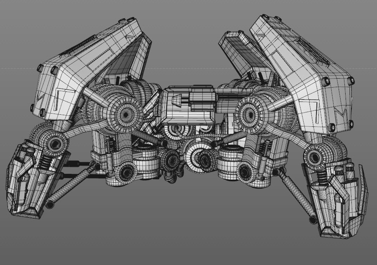 Robot Spider Model - TurboSquid 1201180