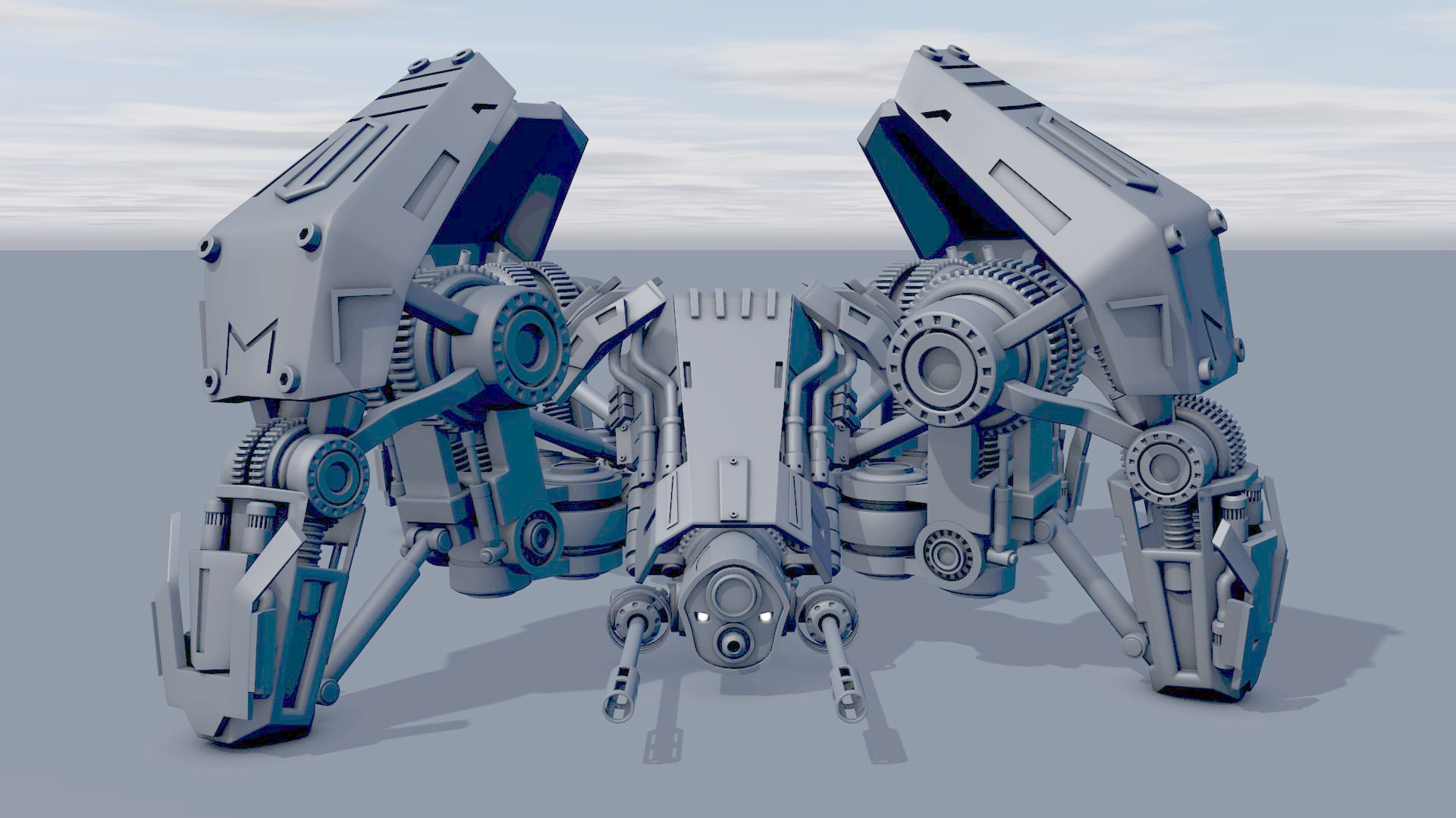 Robot Spider Model - TurboSquid 1201180