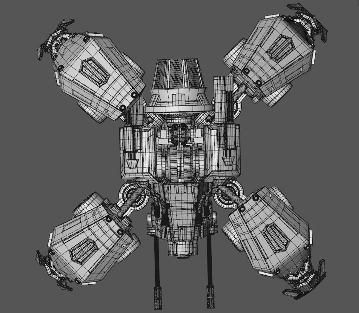 Robot Spider Model - TurboSquid 1201180