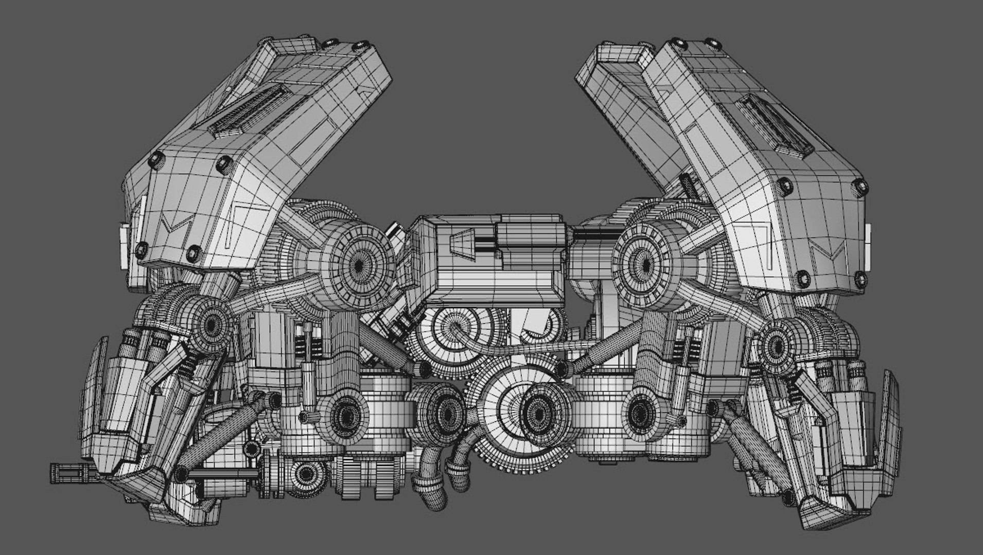 Robot Spider Model - TurboSquid 1201180