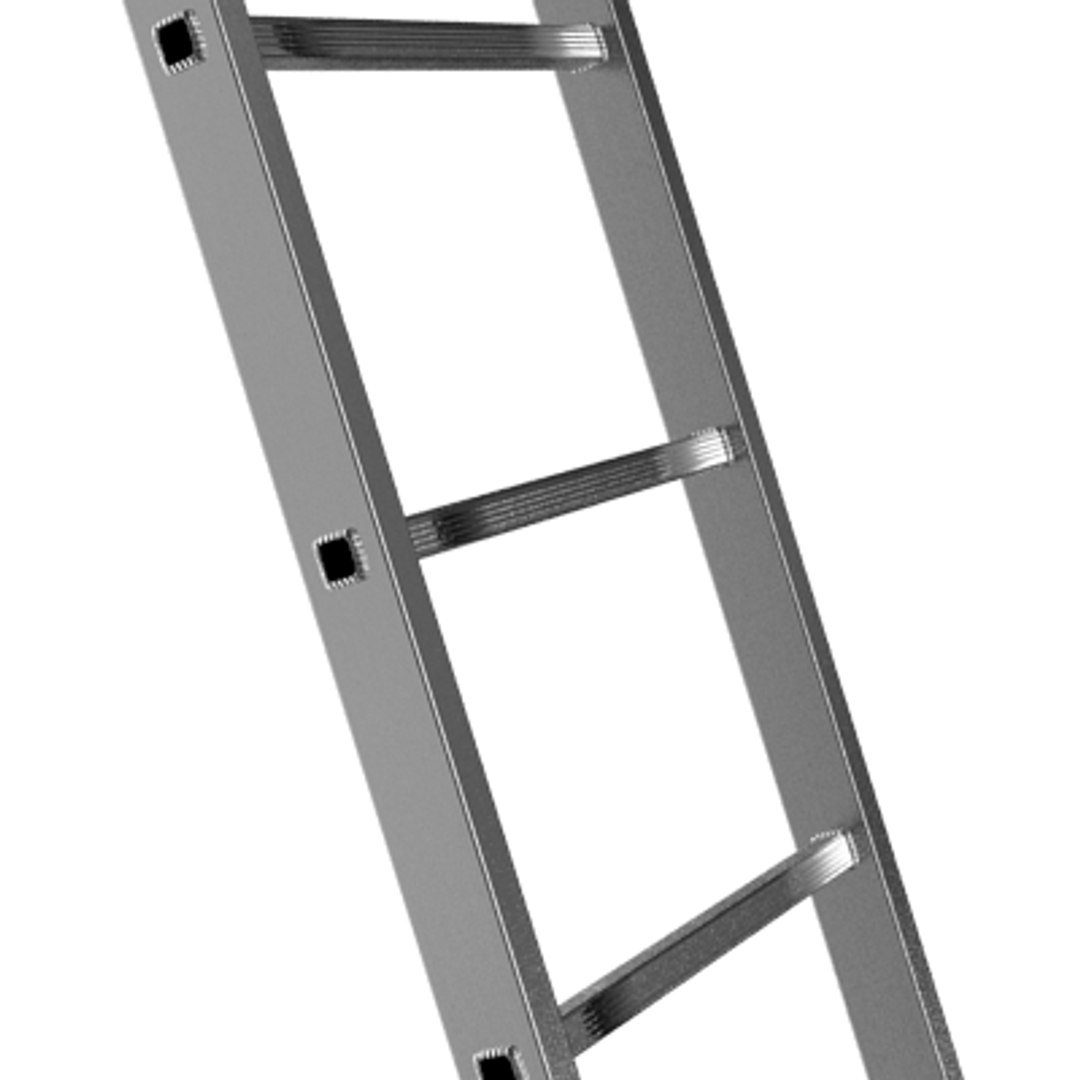 3d Max Ladder 3m Square Rungs