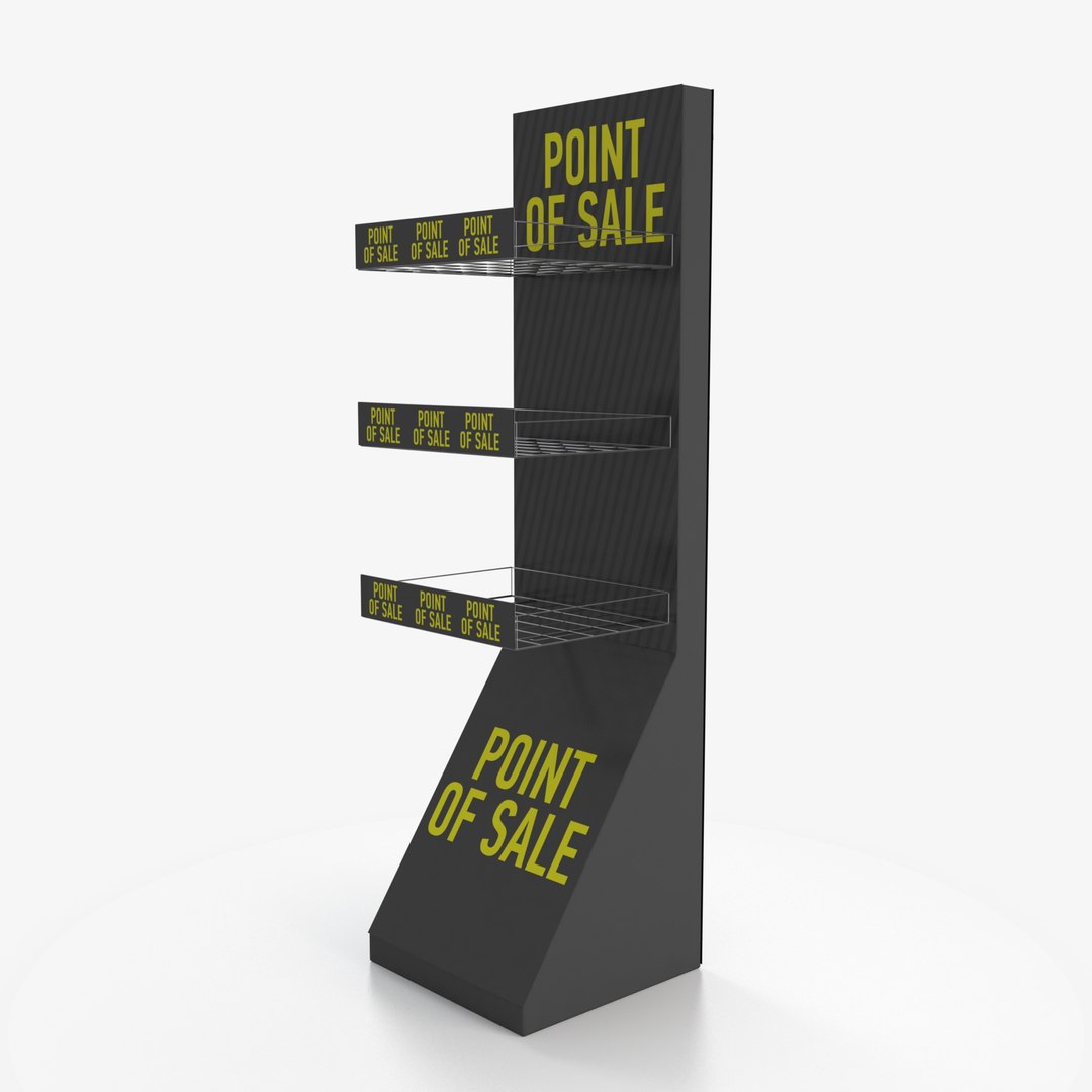 3D Display Rack - TurboSquid 1361641