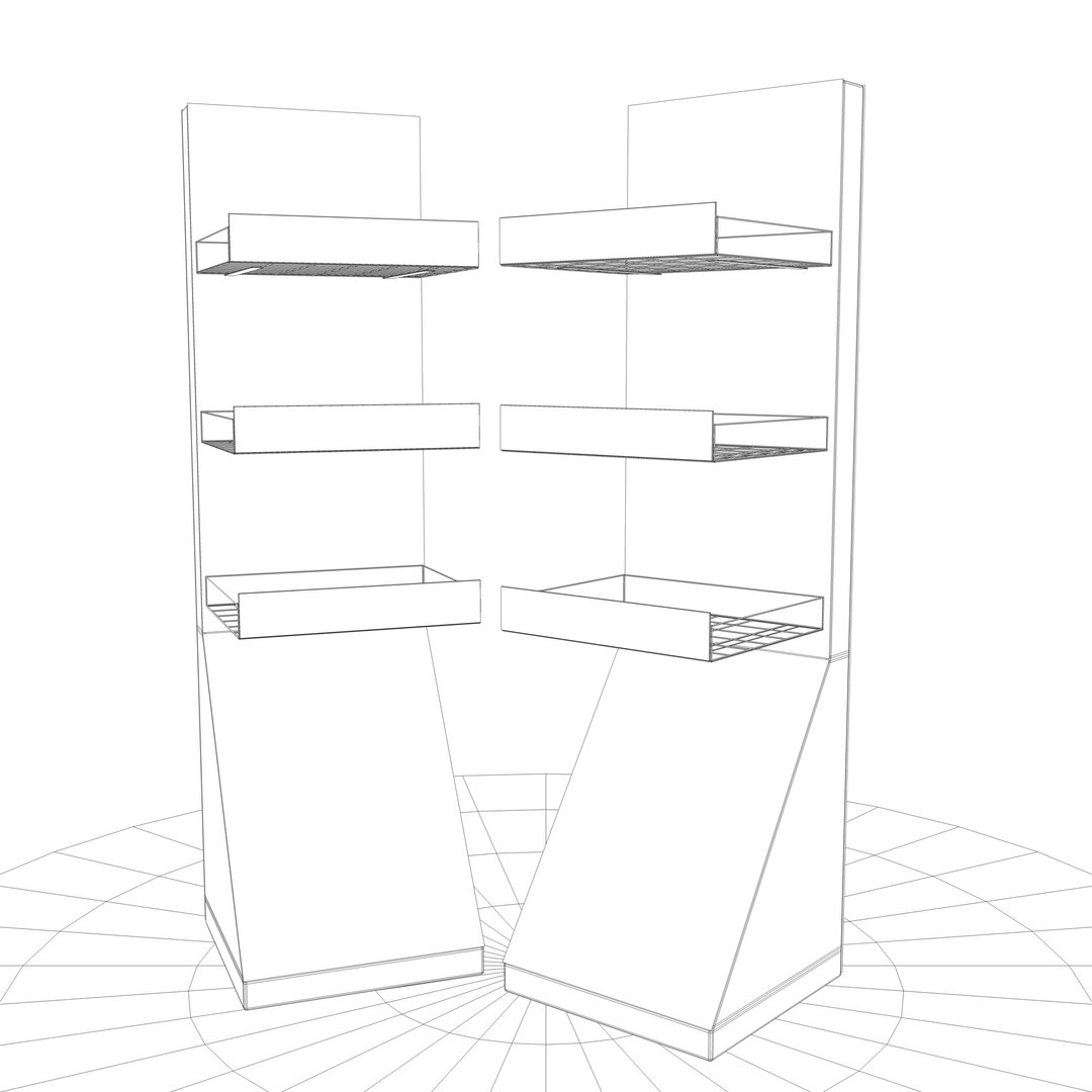 3D Display Rack - TurboSquid 1361641