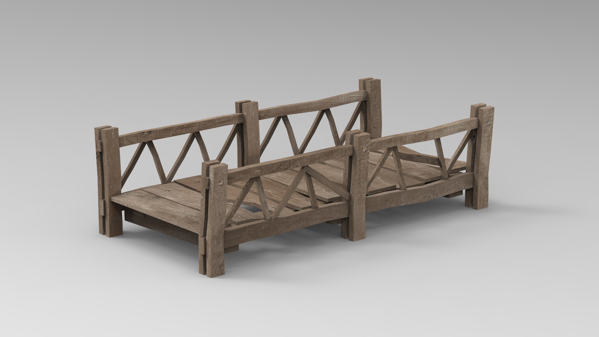 Cartoon Wood Bridge 3D Model - TurboSquid 2390157