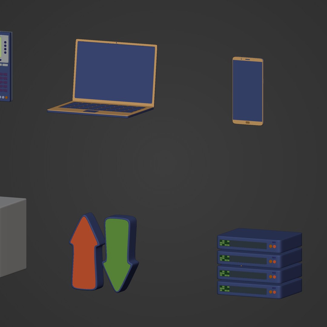 Computer Icons Pack 3D - TurboSquid 1854604