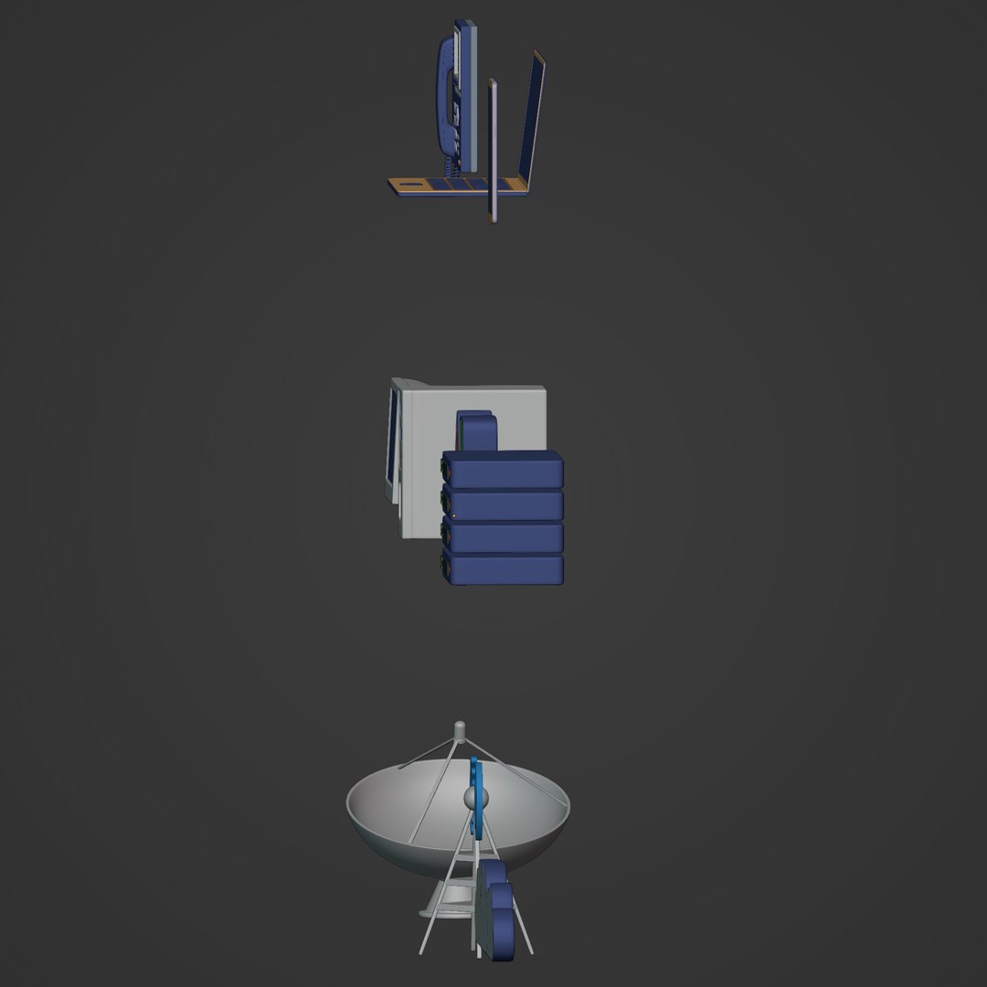 Computer Icons Pack 3D - TurboSquid 1854604