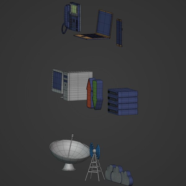 Computer Icons Pack 3D - TurboSquid 1854604