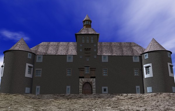 medieval castle 3d model