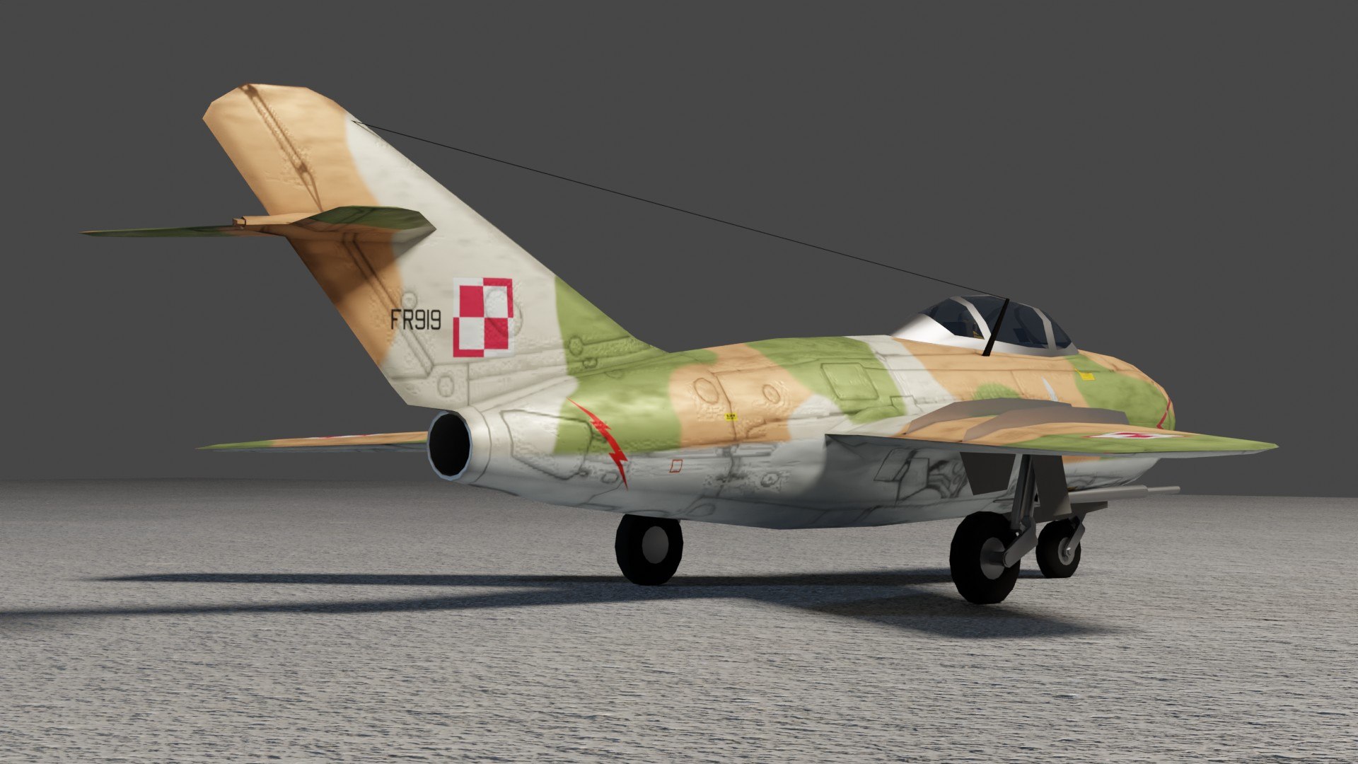 Mikoyan-Gurevich MIG-15 Fagot 3D - TurboSquid 1971994