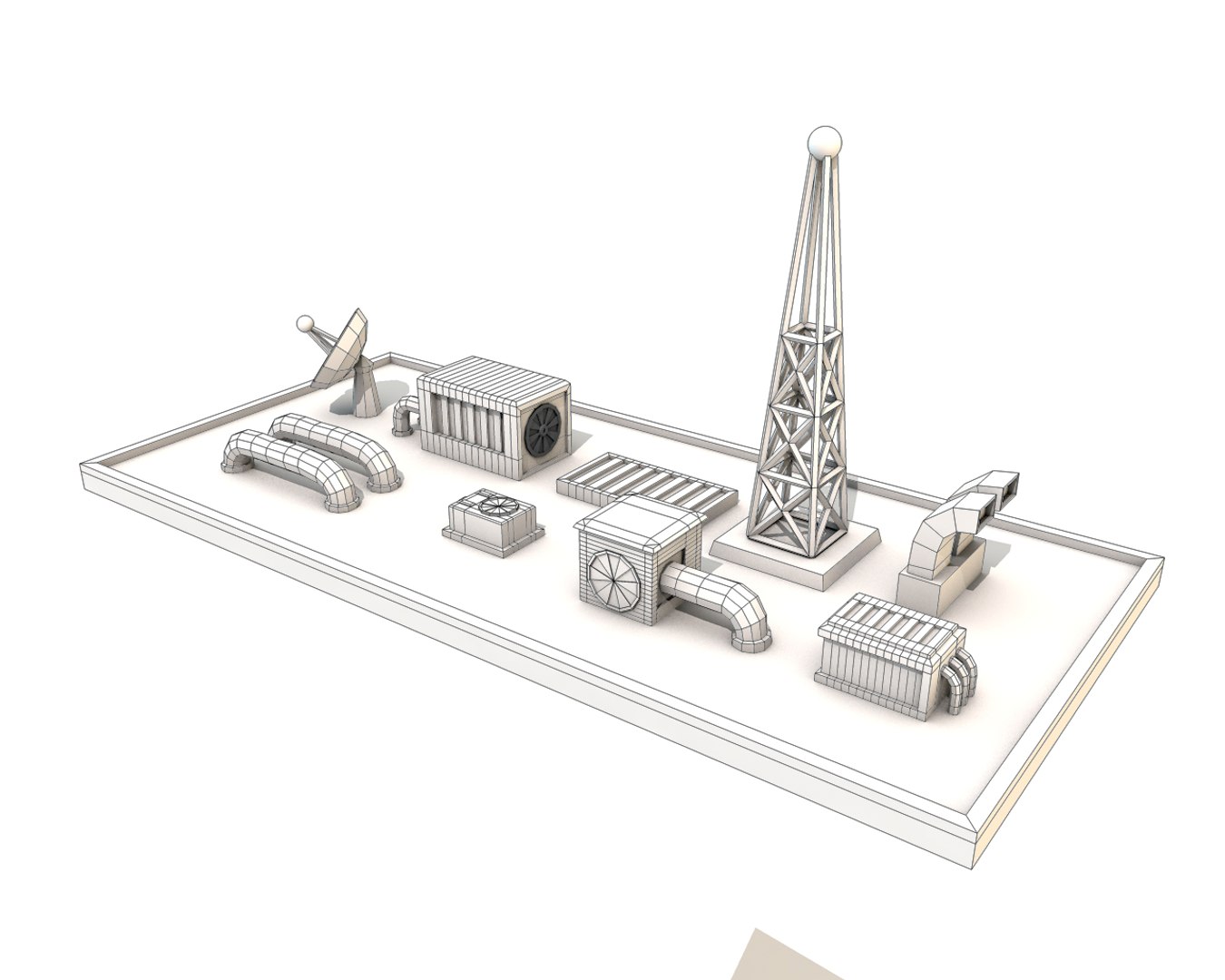 Technics Cartoon Model - TurboSquid 1159485