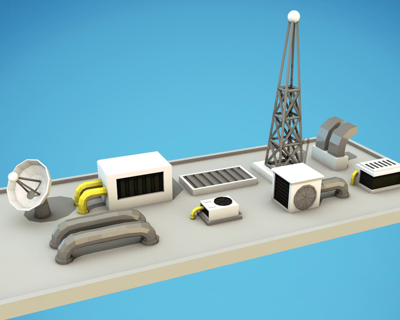 Technics Cartoon Model - TurboSquid 1159485