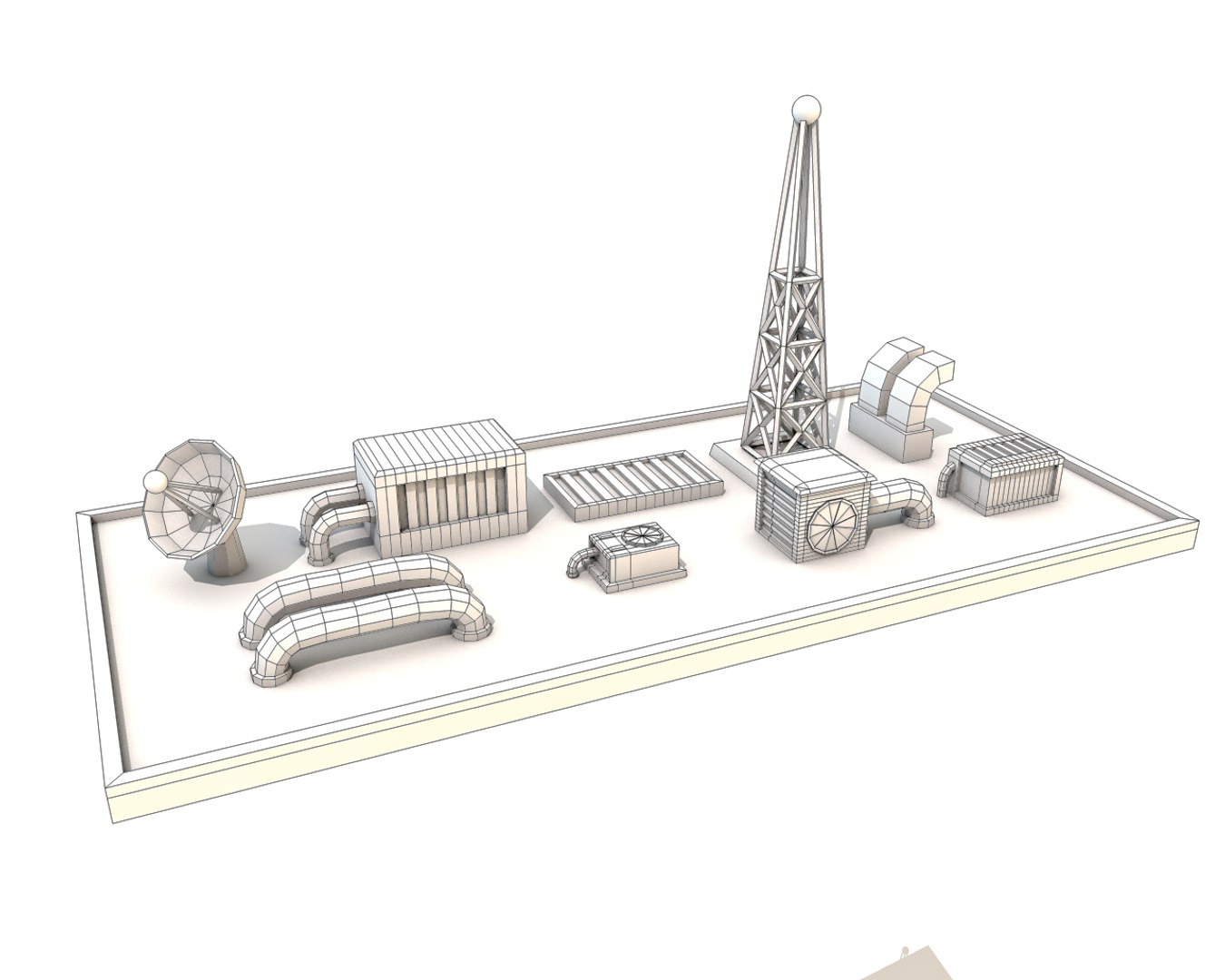 Technics Cartoon Model - TurboSquid 1159485