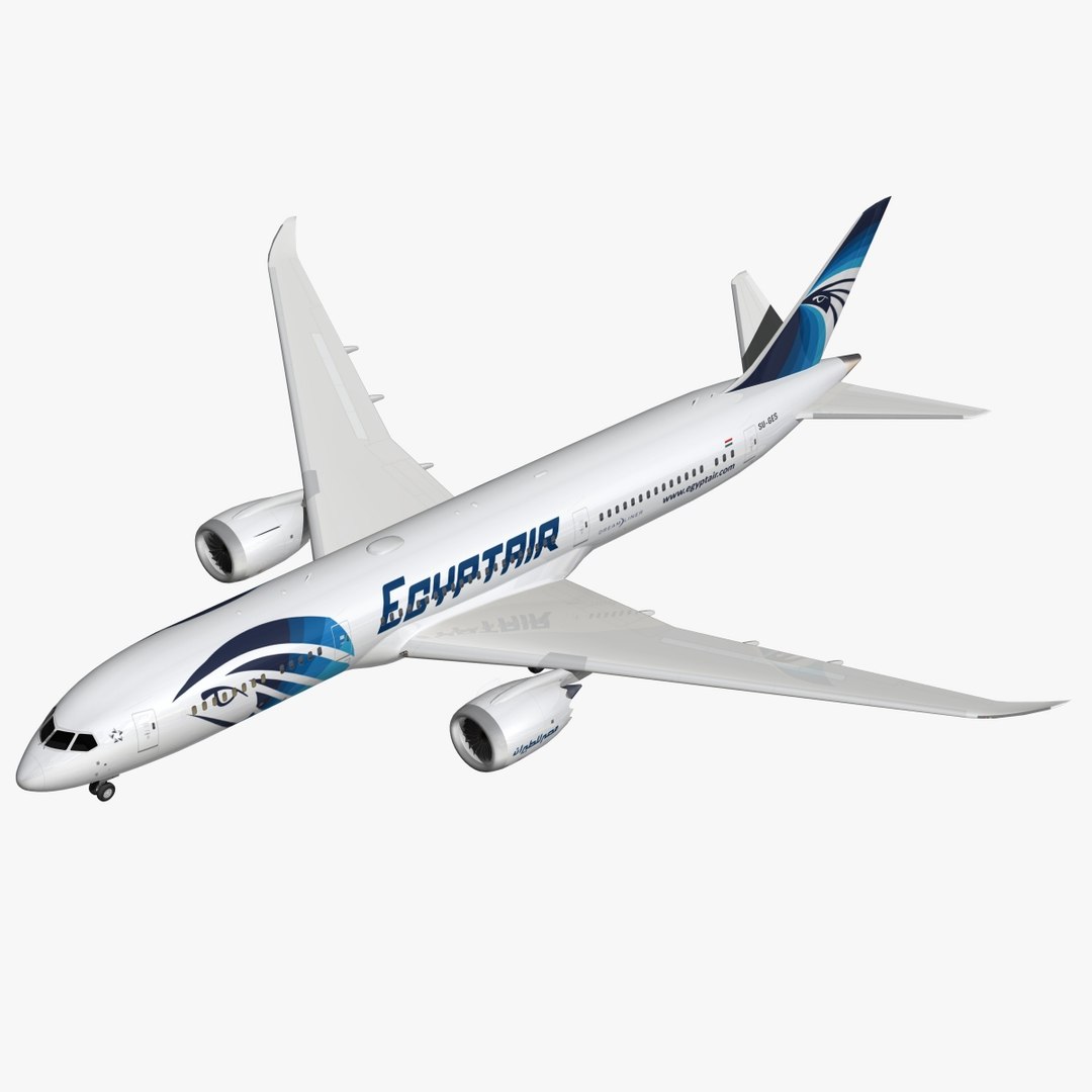 3D Boeing 789 Egyptair - TurboSquid 2105508