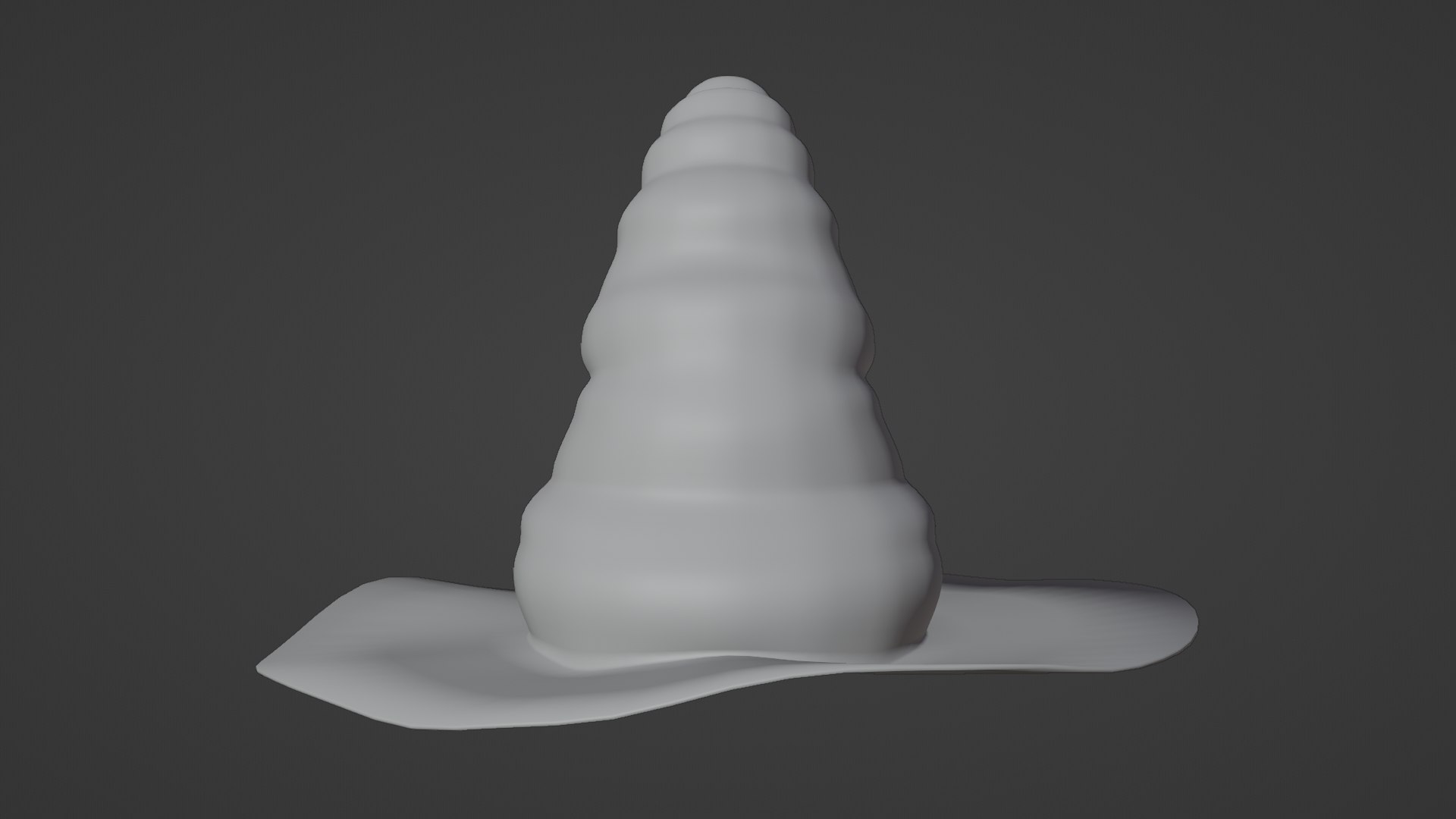 3D Model Witch Hat Blue - TurboSquid 2116959