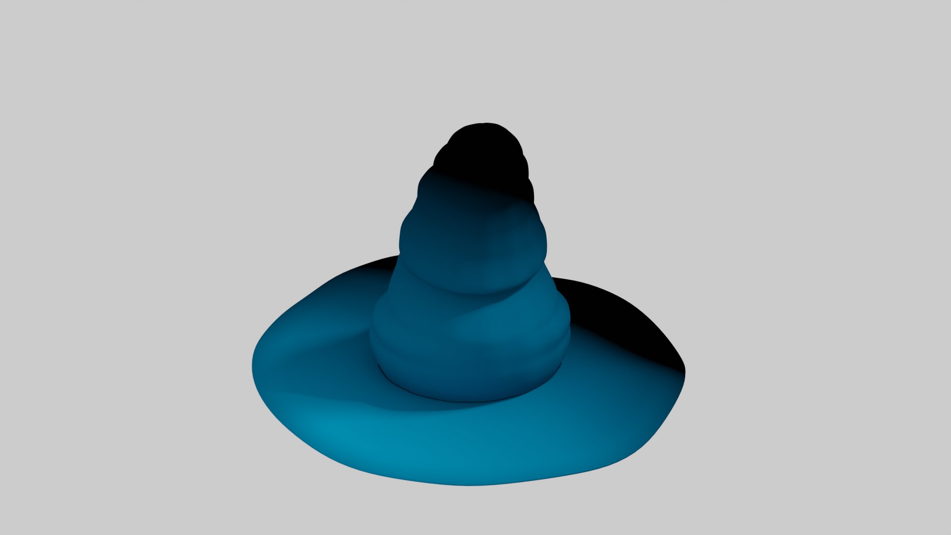 3D Model Witch Hat Blue - TurboSquid 2116959