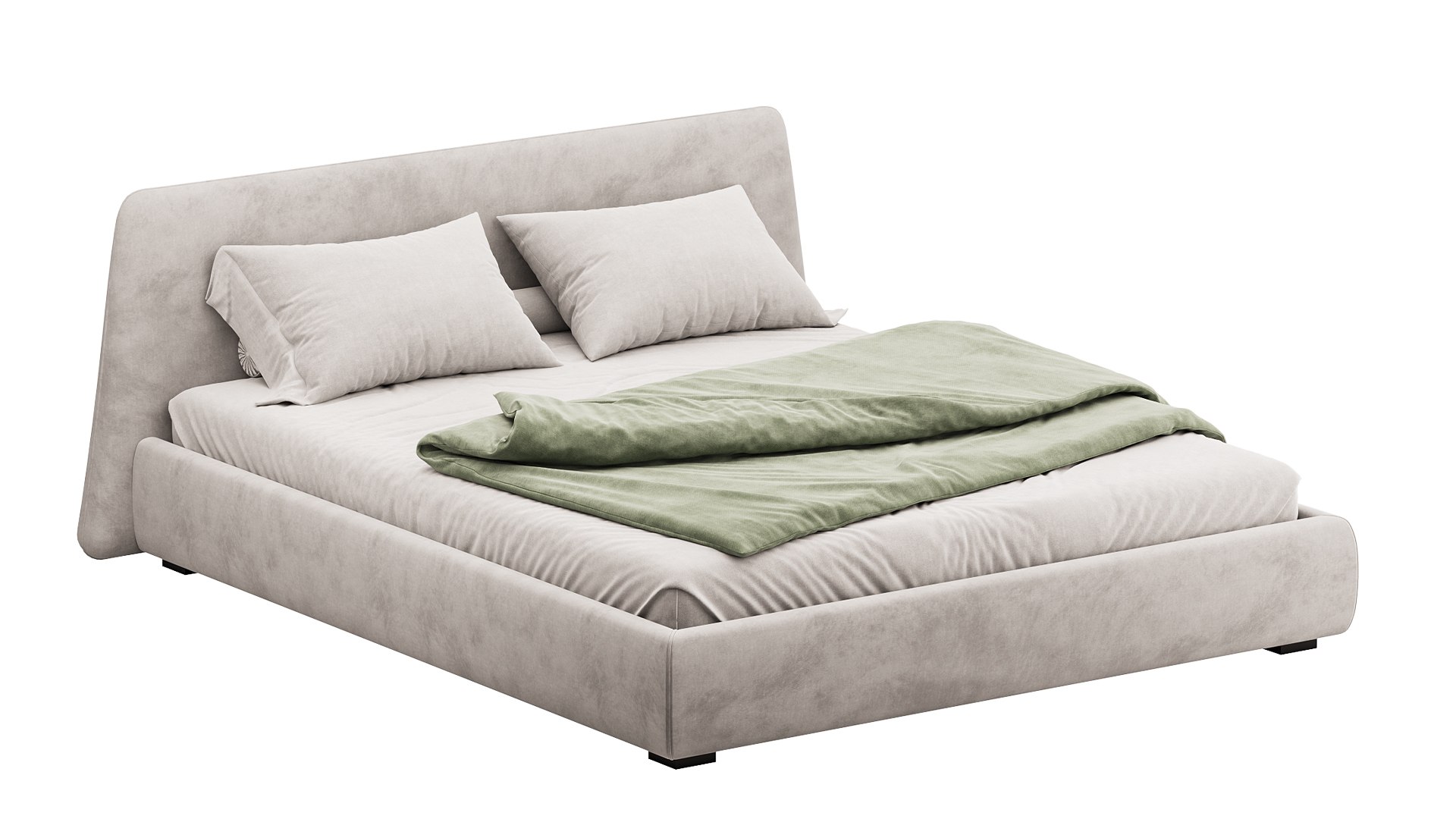 Bed Boca Slimbed 3D Model - TurboSquid 2419540