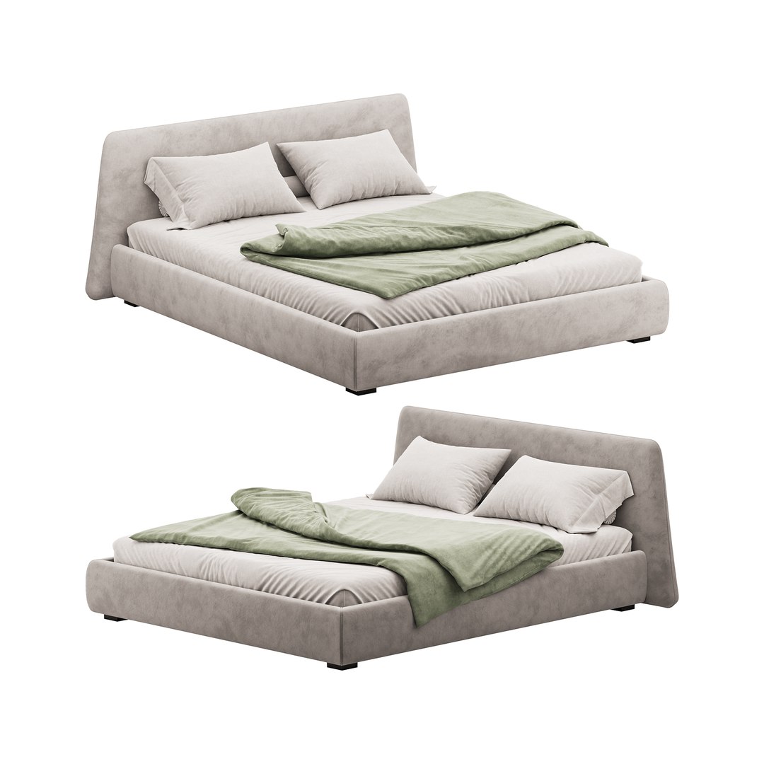 Bed Boca Slimbed 3D Model - TurboSquid 2419540
