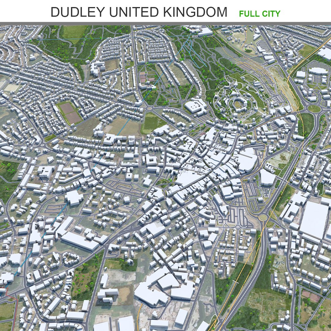 3D Dudley United Kingdom model - TurboSquid 2042062