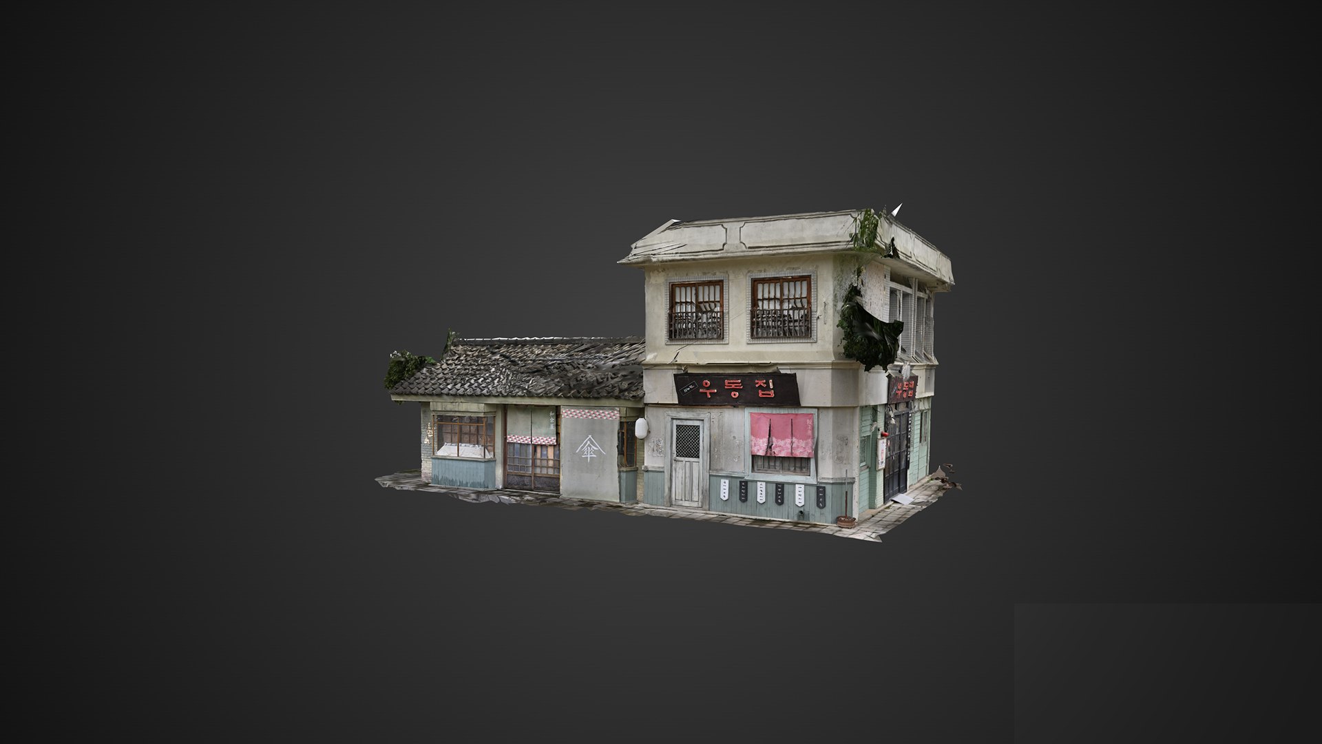 3D Old Asian Building - TurboSquid 2032612