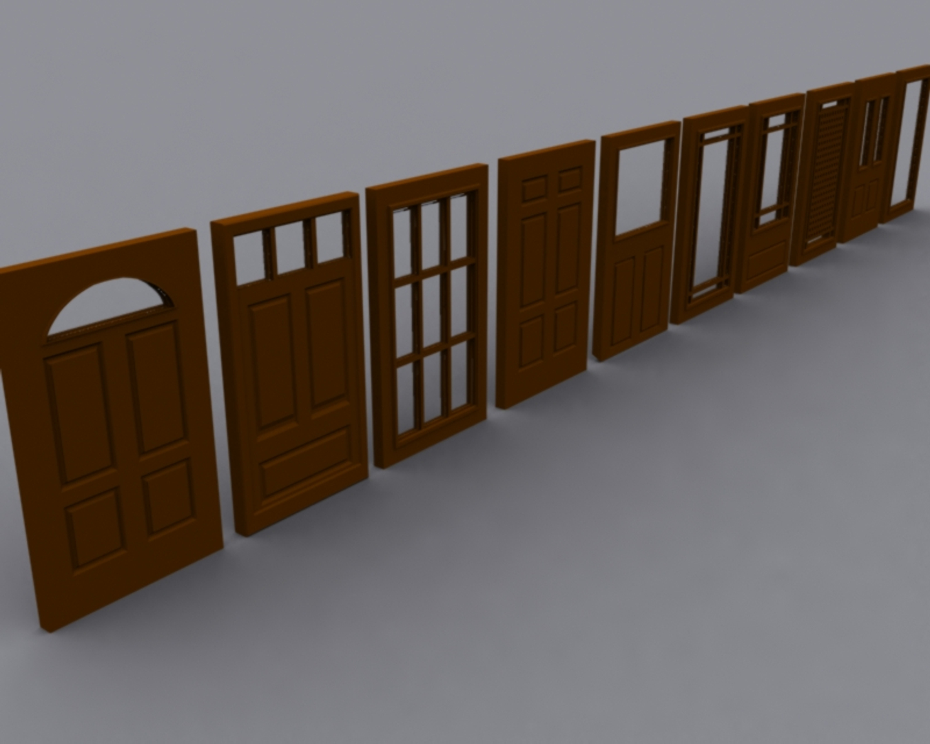 free x model door set