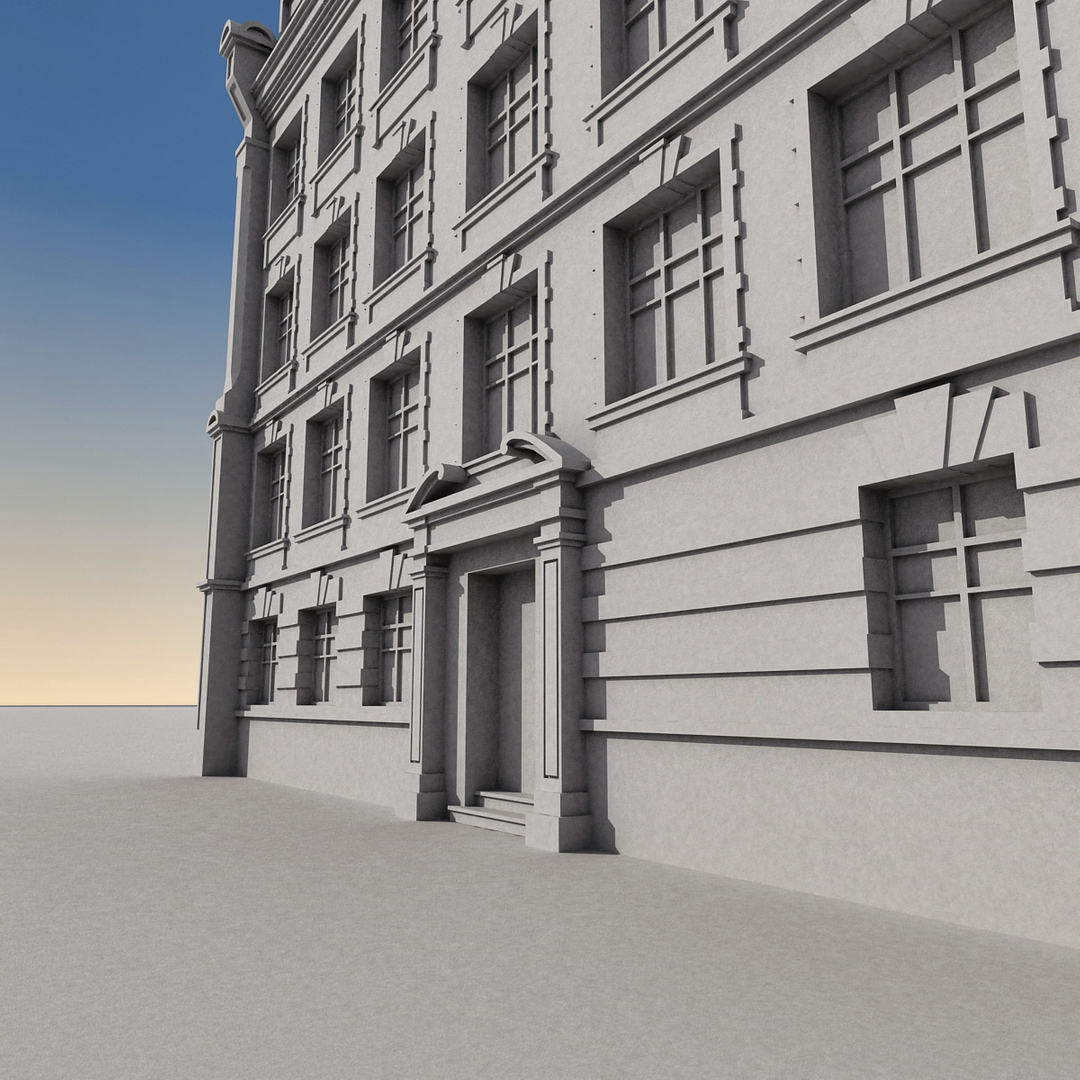 european buildings europe 3d model