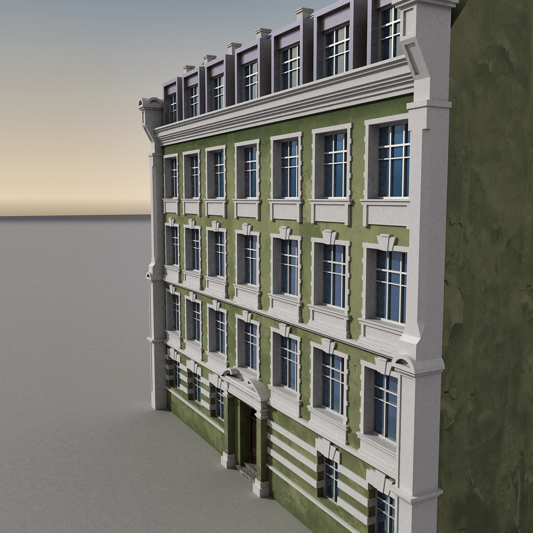 european buildings europe 3d model