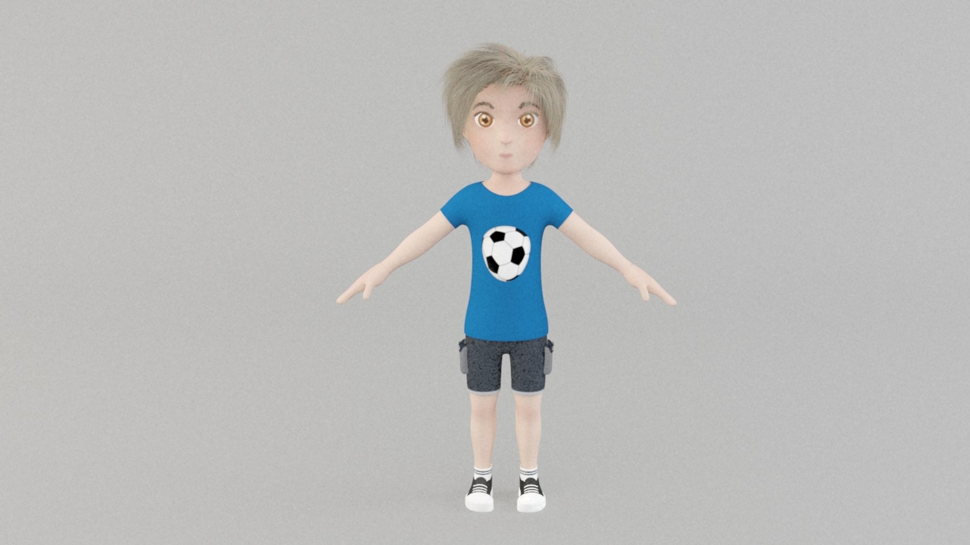 3D Model Boy Cartoon - TurboSquid 1493494
