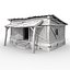 3D Medieval Wood Shack - TurboSquid 1302836