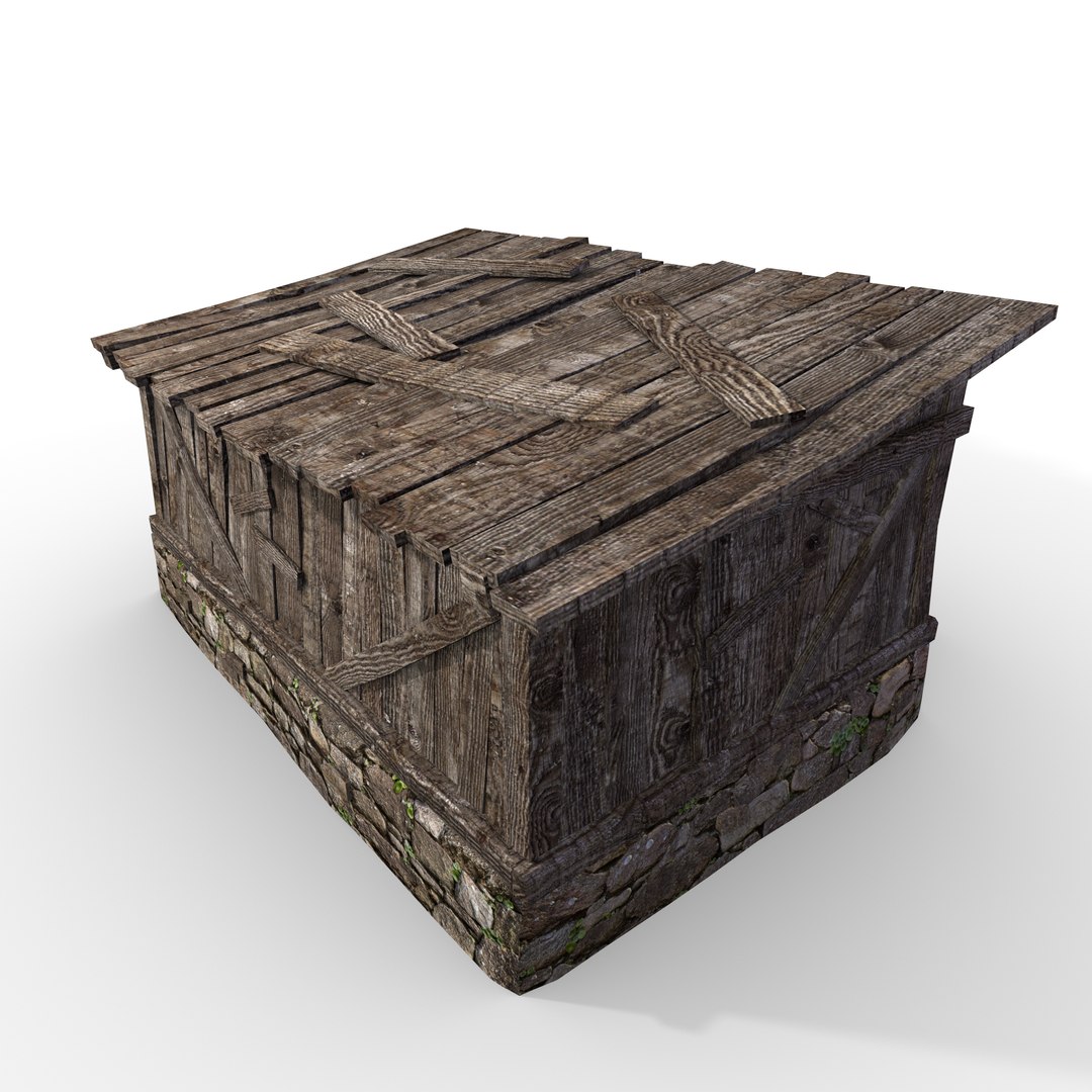 3D Medieval Wood Shack - TurboSquid 1302836