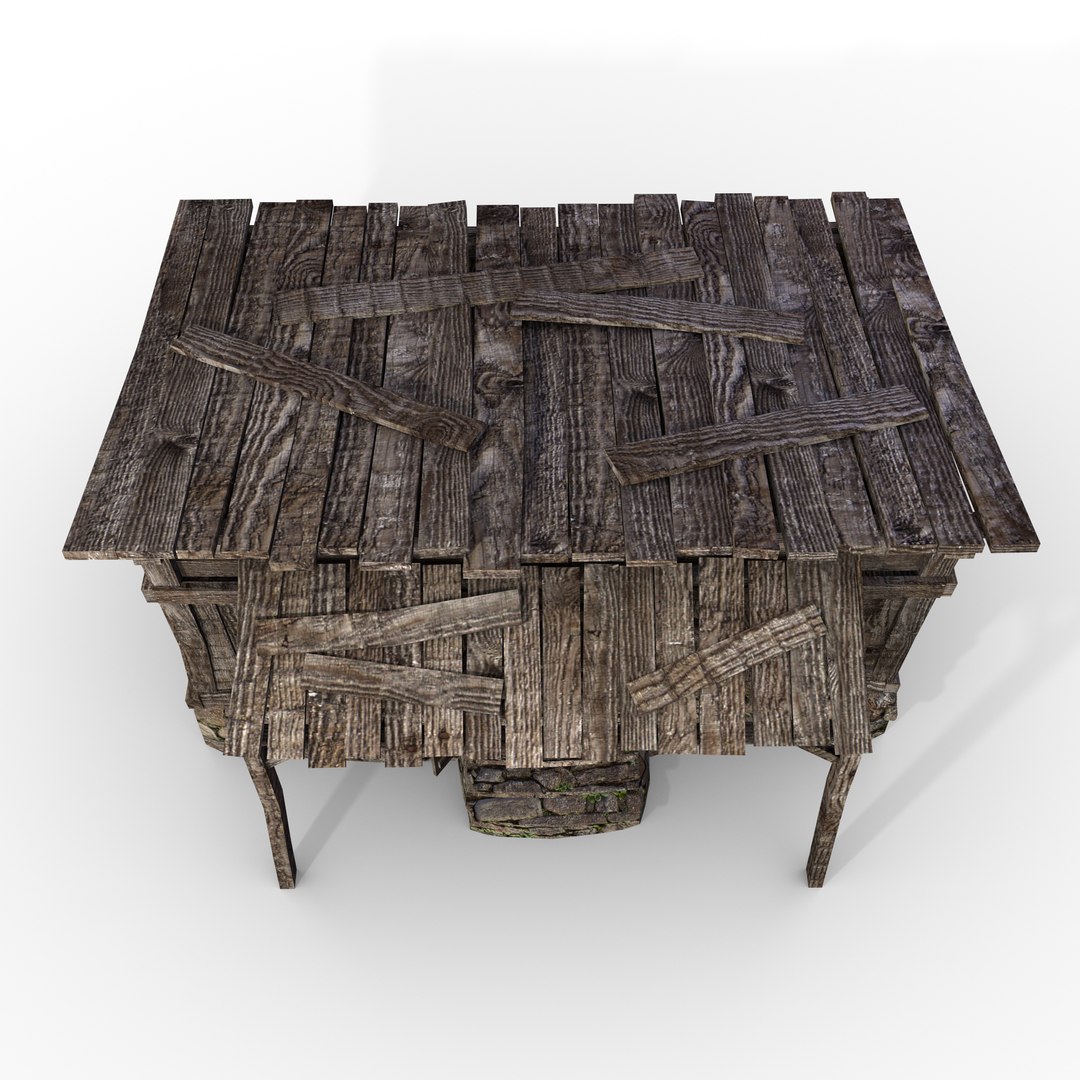 3D Medieval Wood Shack - TurboSquid 1302836