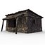 3D medieval wood shack - TurboSquid 1302836