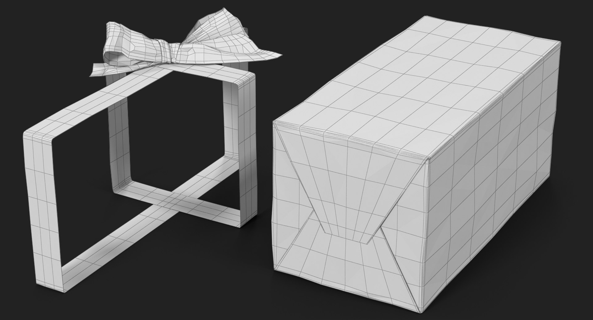 Gift box paper 3 3D model - TurboSquid 1205359