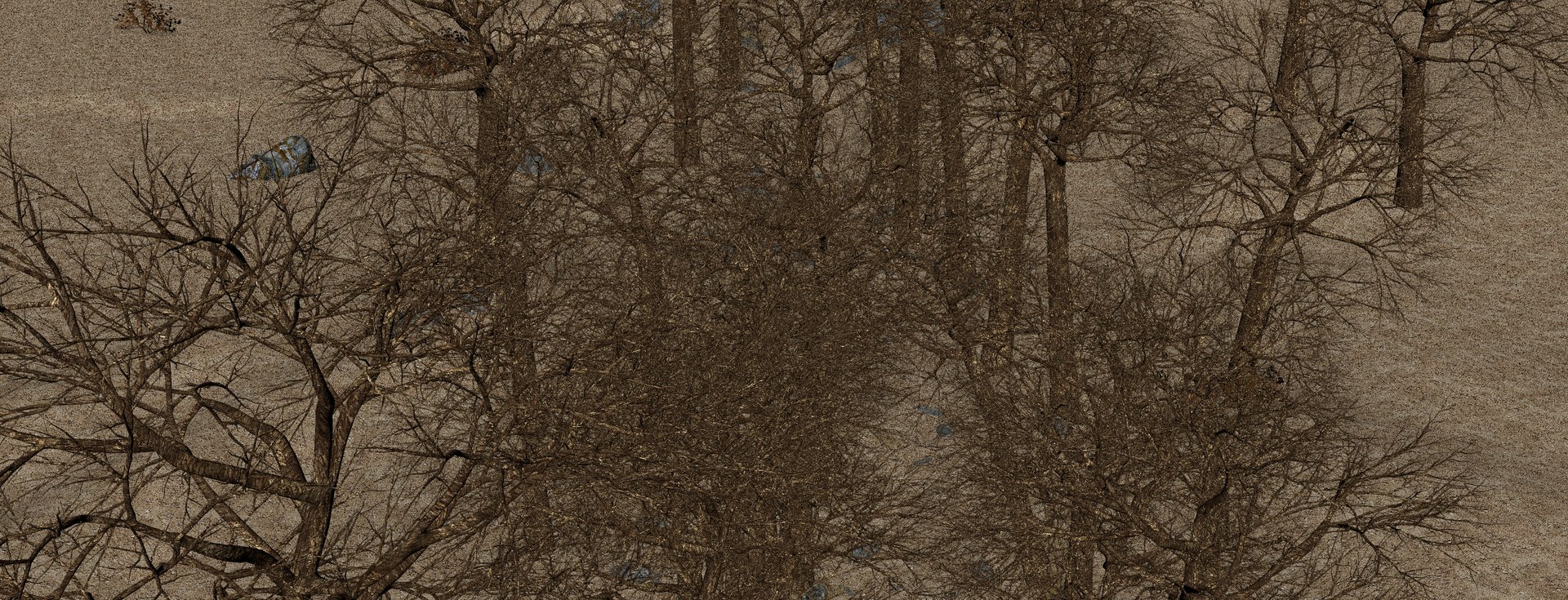 Path forest death model - TurboSquid 1408702