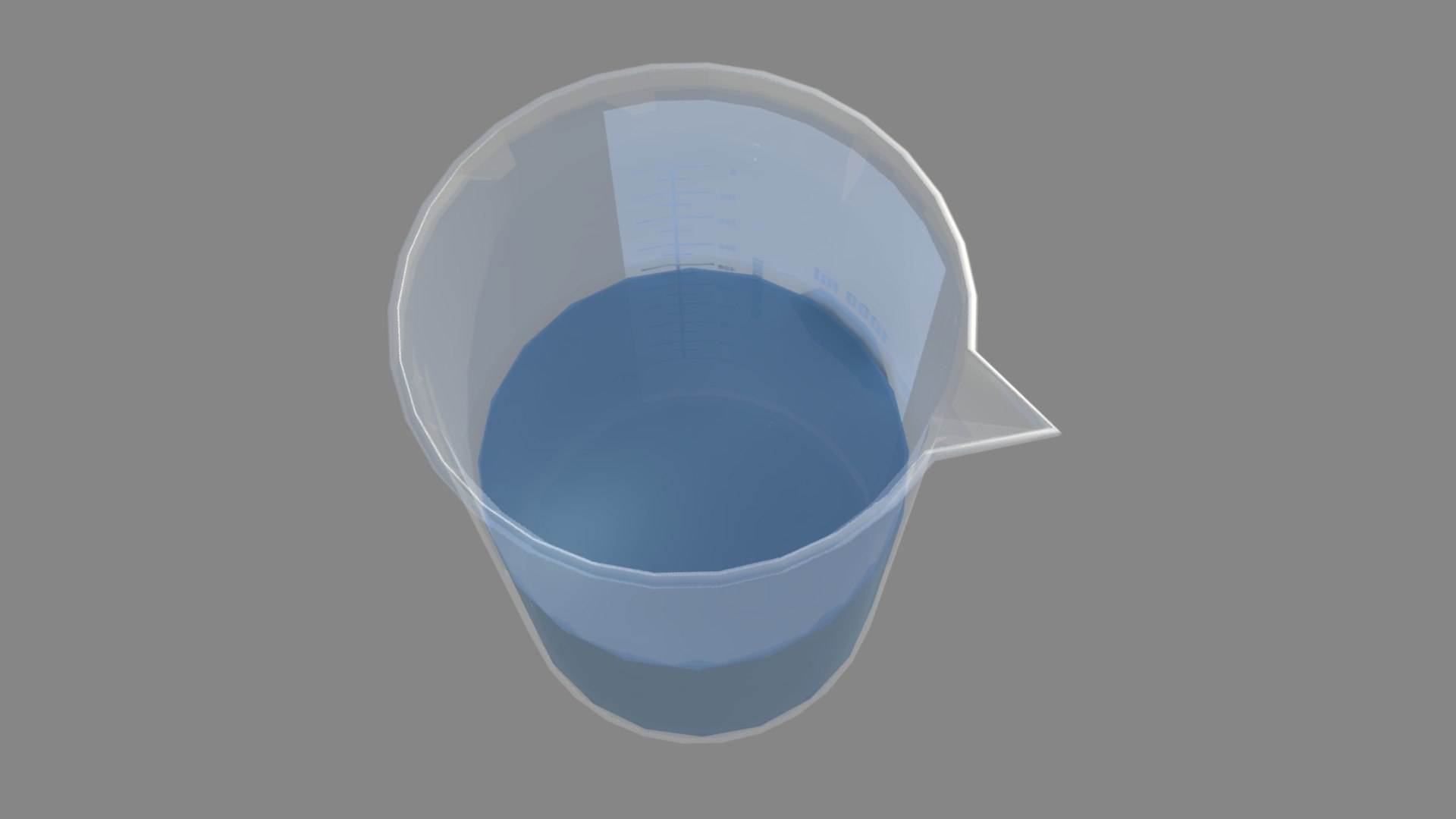 3d Beaker