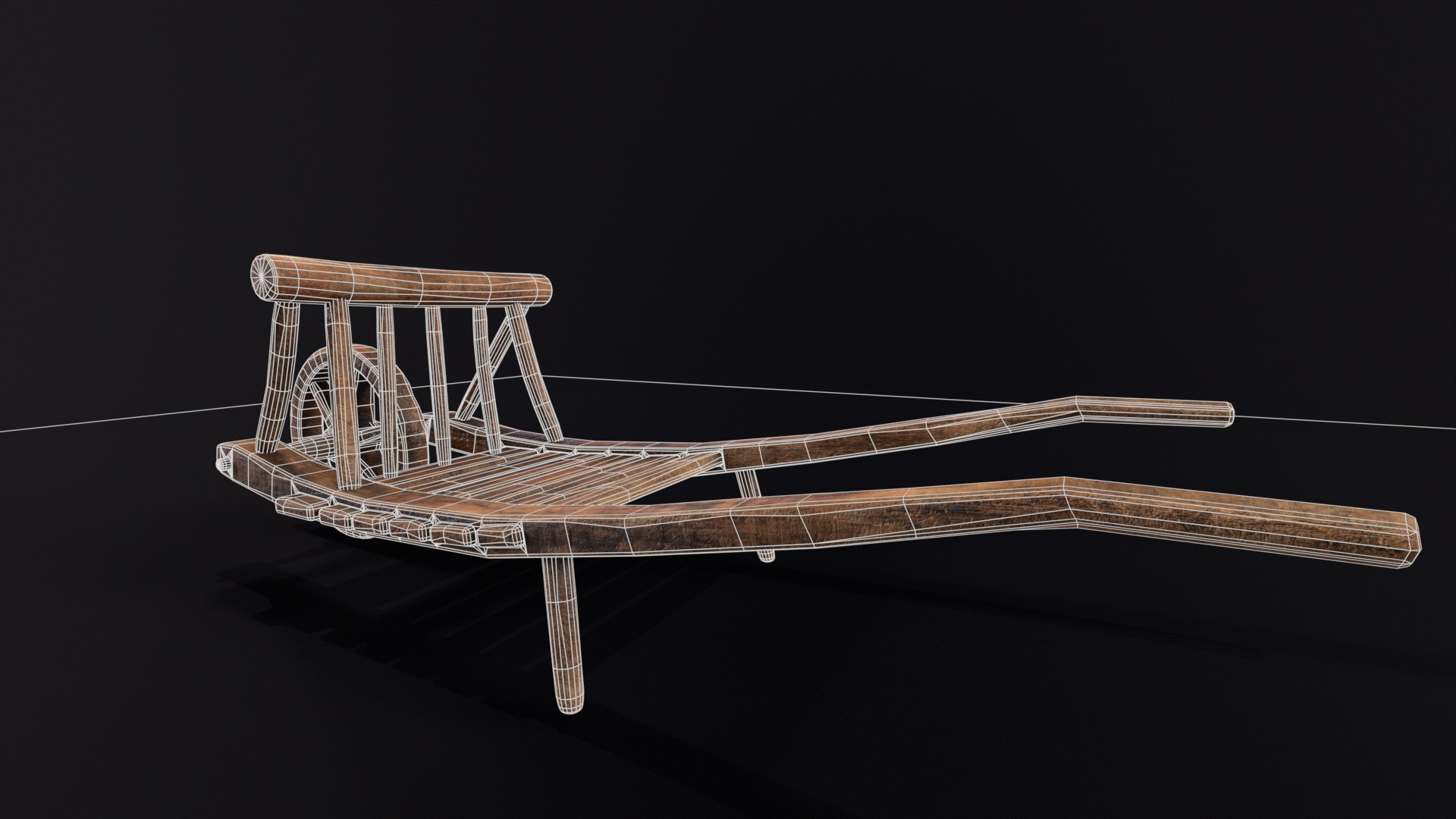 Medieval WheelBarrow 3D Model - TurboSquid 2197056