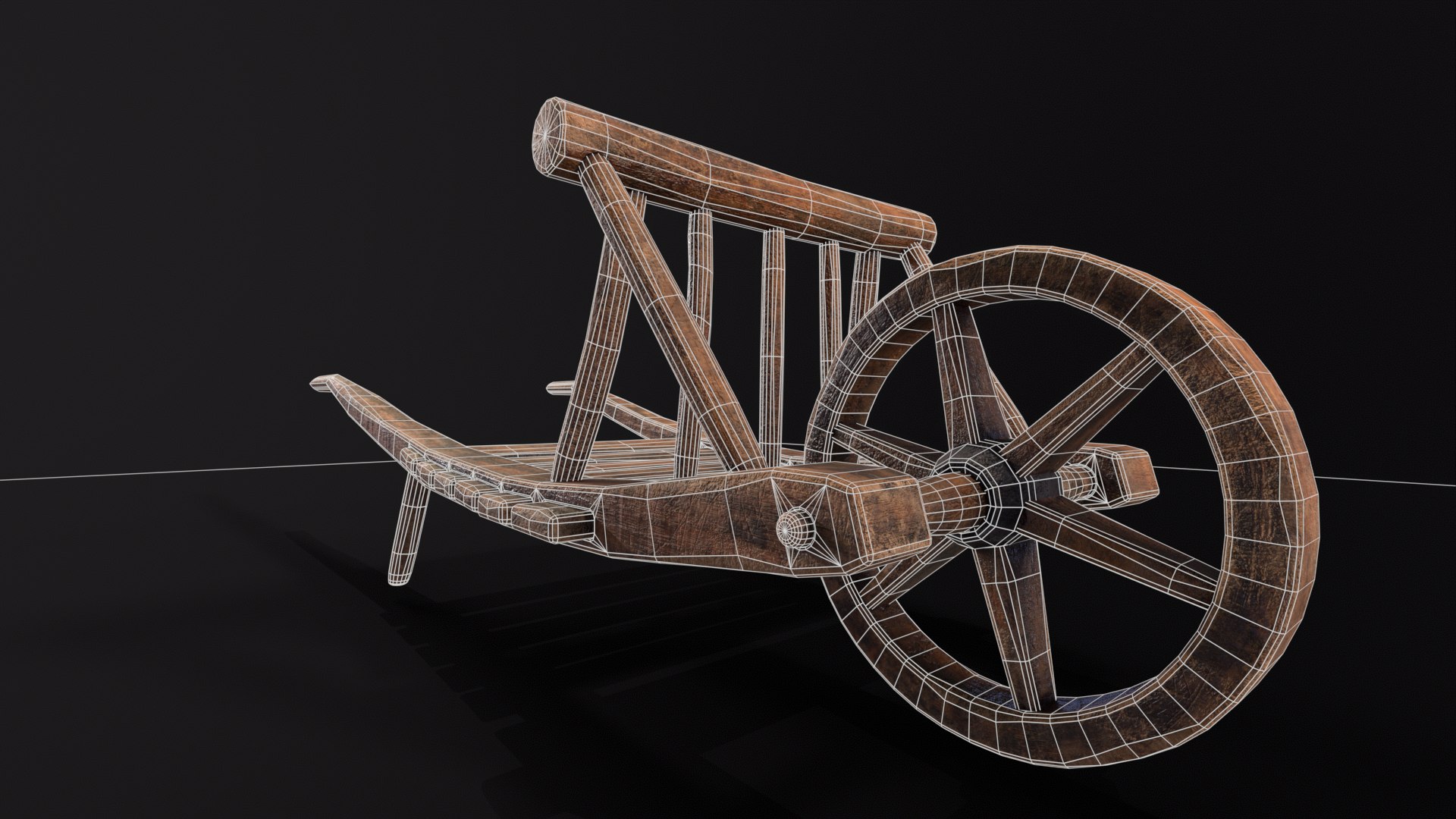 Medieval WheelBarrow 3D Model - TurboSquid 2197056
