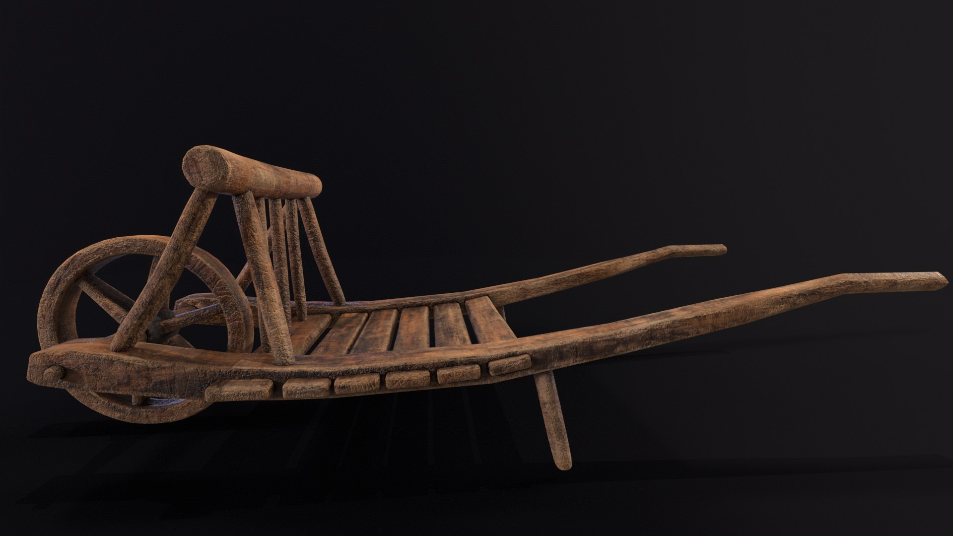 Medieval WheelBarrow 3D Model - TurboSquid 2197056