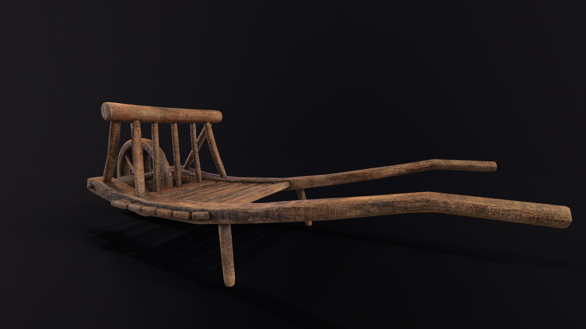 Medieval WheelBarrow 3D Model - TurboSquid 2197056