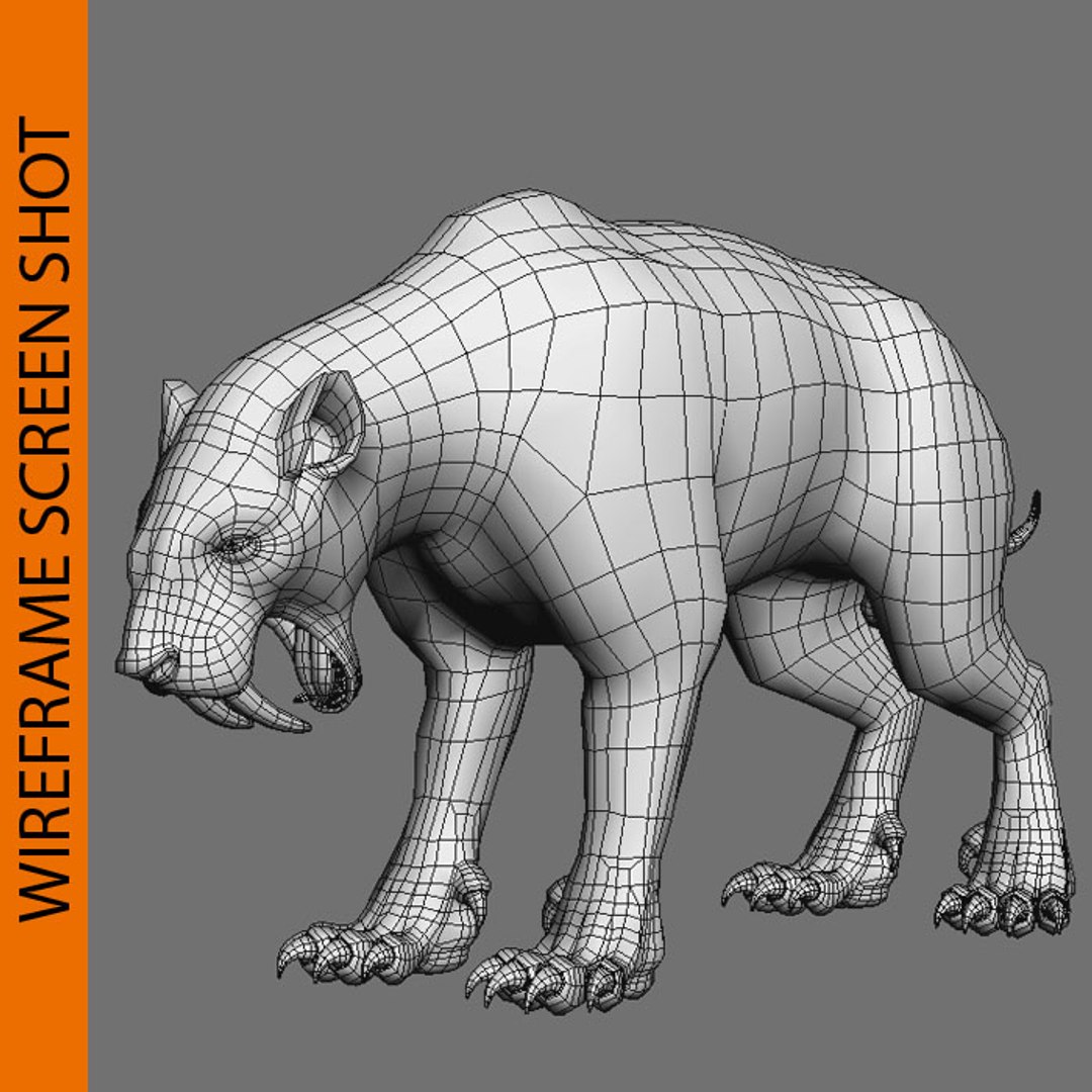 Sabertooth 3d Model