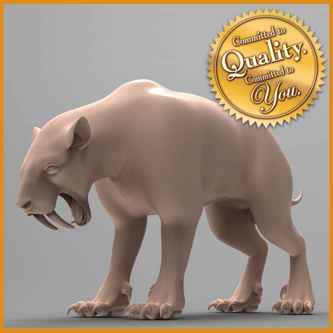 sabertooth 3d model