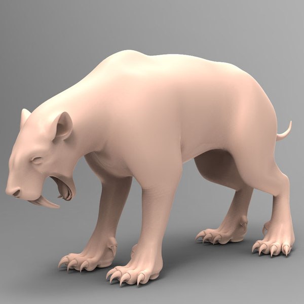 sabertooth 3d model