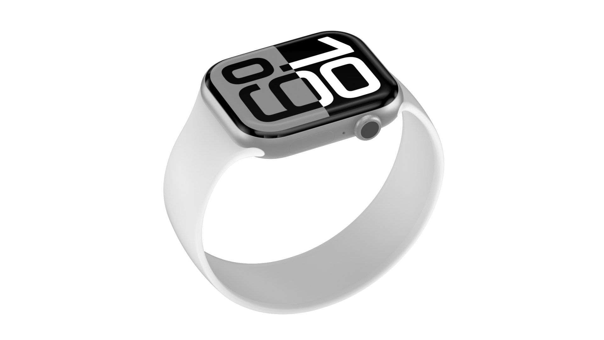 3D Apple Watch Series 10 Aluminum Silver Model - TurboSquid 2292708